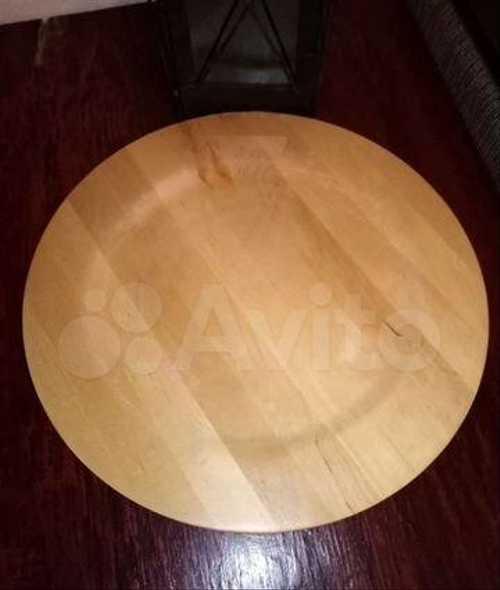 IKEA деревянная тарелка, блюдо