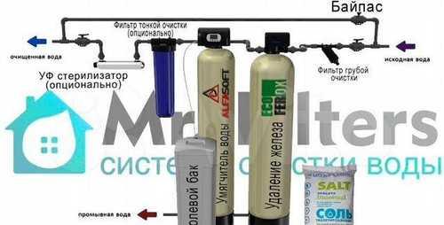 Фильтр удаления железа из воды оксидайзер