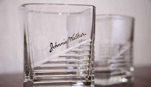 Два стакана для виски, бренд "Johnnie Walker"