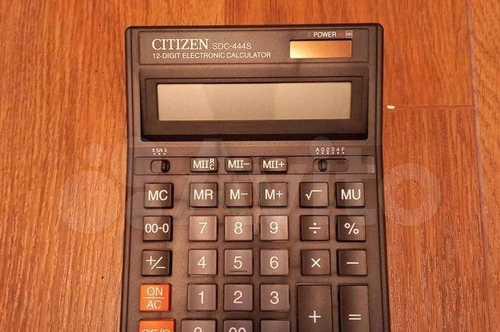 Бухгалтер калькулятор citizen SDC-444S