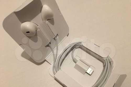 Наушники Apple earpods lightning, новые