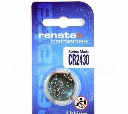 Батарейка Renata CR2430, 2 шт