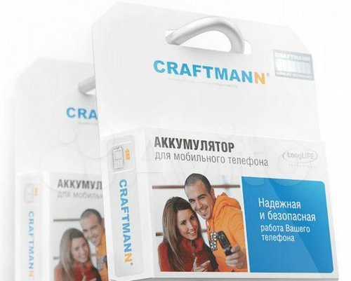 Акб для HTC touch HD 2500mAh Li-ion craftmann