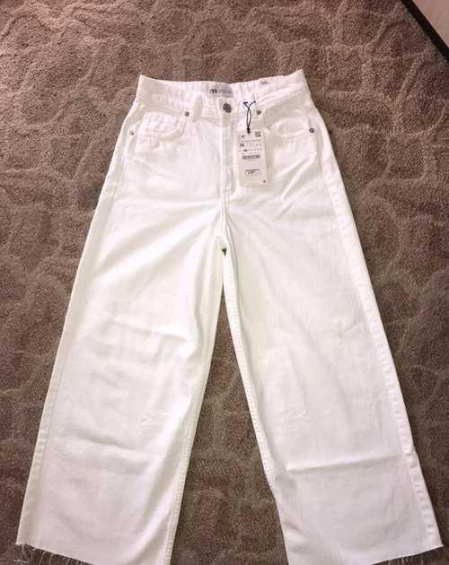 Джинсы брюки кюлоты Zara