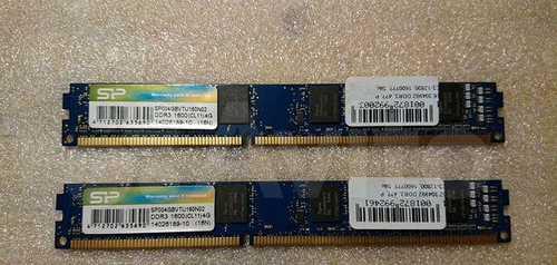 Память SiliconPower 8GB (2*4GB) DDR3 1600MHz