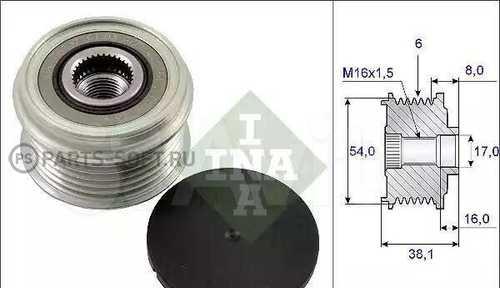 INA 535006310 Шкив генератора