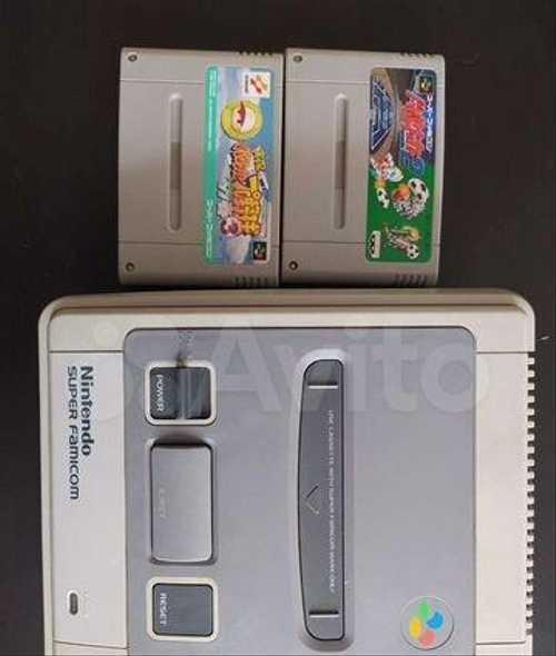 Nintendo Super famicom + 2 игры JPN