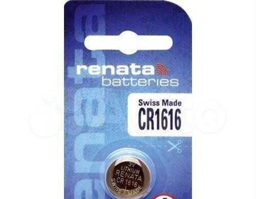 Батарейка Renata CR1616, 2 шт