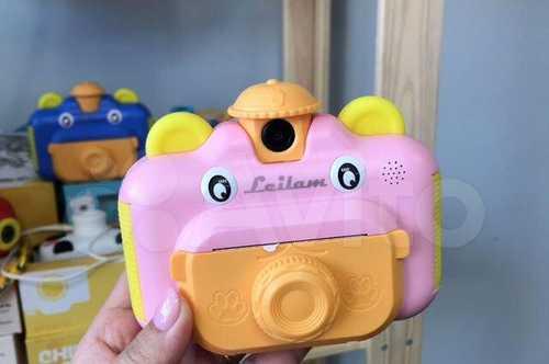 Детская игрушка фотоаппарат с печатью