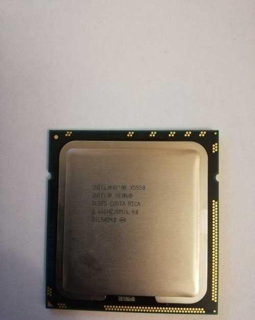 Процессоры Intel Xeon X5550 и Хeon E5645