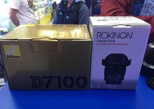 Nikon D7100 18-55mm + Rokinon 14mm 2.8