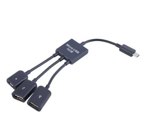 USB Type C OTG hub для двух устройств