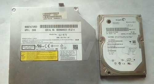 DVD-RW привод для ноутбука и HDD Seagate 60 gb