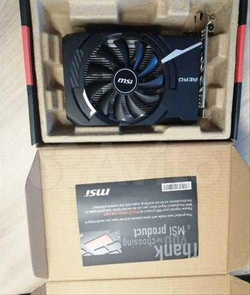 Видеокарта MSI AMD Radeon RX 550 aero ITX OC (ZT-7