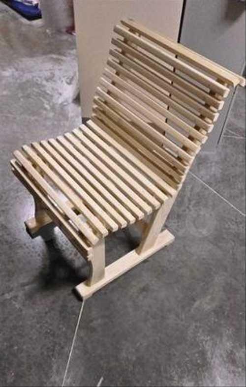 Стул-кресло для бани липа