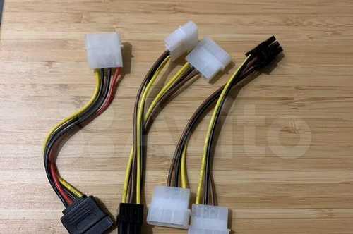 Переходник Molex 6 pin и SATA на Molex