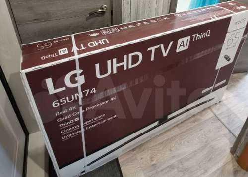 Новый телевизор LG 65UN74006LA 65"