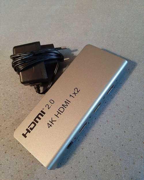 Сплиттер hdmi 2.0 4K UHD