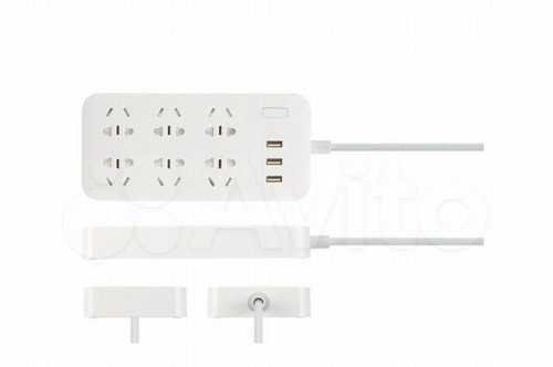 Удлинитель Xiaomi Mi Power Strip на 6 вилок 3 USB