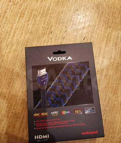 AudioQuest Vodka hdmi 2.0m 4К-8К