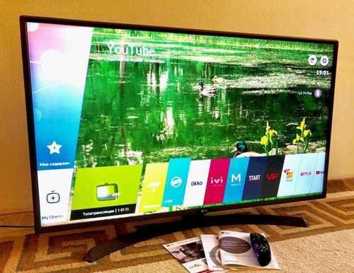 LG 43LJ622- Smart TV, Wi-Fi, Full HD, DVB-T2,109см