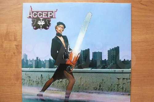 Accept "Accept" 1979 LP Germany Yellow Brain