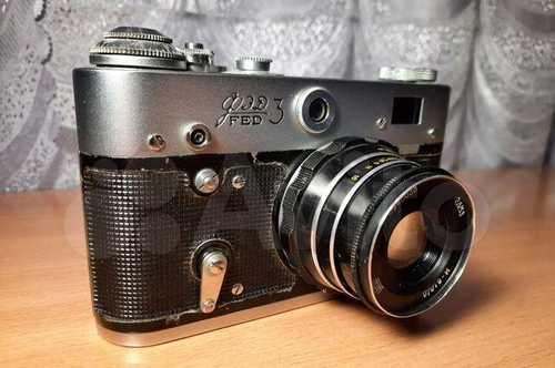 Советский Пленочный Фотоаппарат фэд 3/FED 3 1969