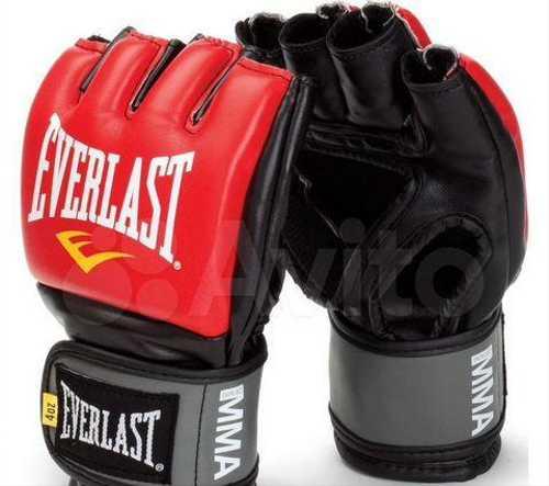 Перчатки тренировочные Everlast Pro Style Grappling SM красные
