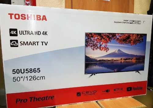 Новый телевизор Toshiba 55" SmartTV, 4K