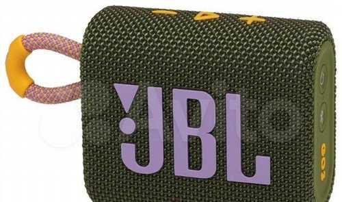 Беспроводная акустика JBL Go 3 Green (jblgo3GRN)