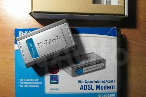 Adsl-модем Dlink DSL-200