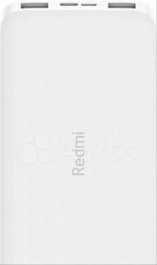 Внешний аккумулятор Xiaomi Redmi Power Bank 10000 mAh белый PB100LZM RU