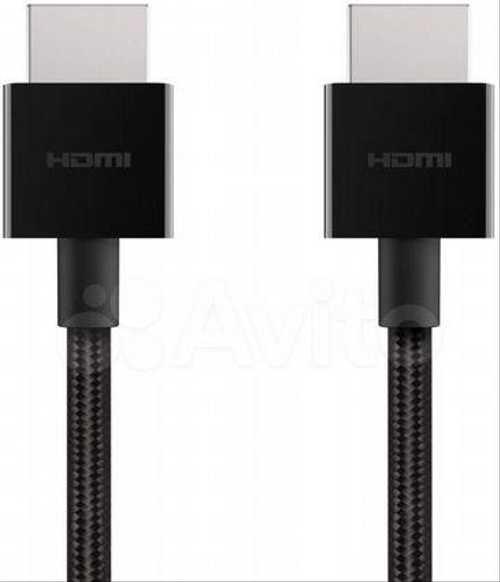 Кабель Belkin Ultra HD High Speed 4К/8К hdmi 2.1 (AV10176bt1M-BLK) 1м (Black)