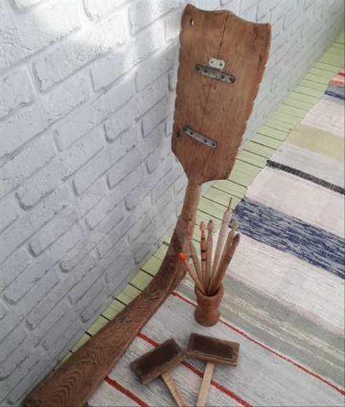 Прялка старинная,веретено,чесалка