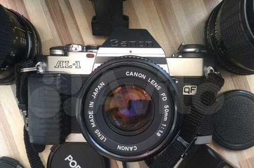 Canon AL, canon lens 50mm, 1/1.8 FD
