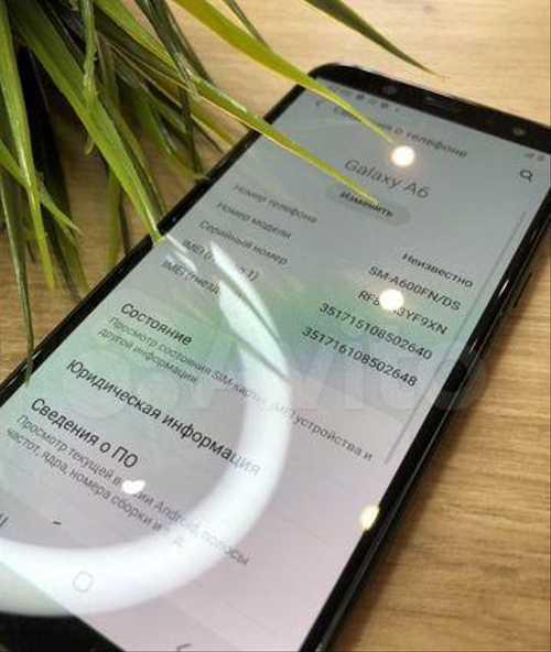 Galaxy A6 na 32gb/рабочий телефончик