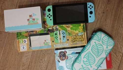 Nintendo Switch Limited Edition Animal Crossing