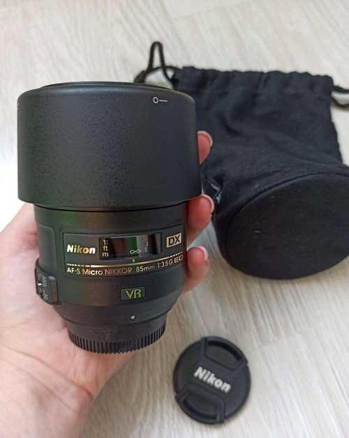Объектив Nikon micro nikkor 85 mm