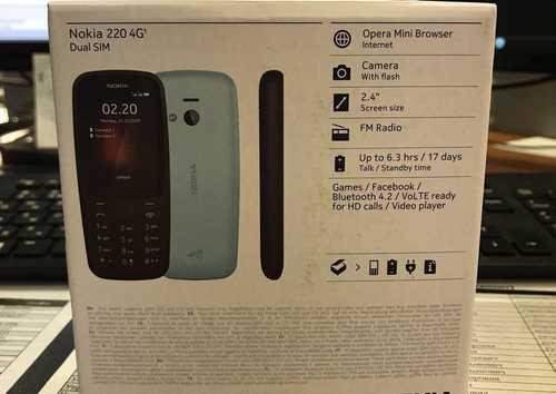 Телефон Nokia 220 4G