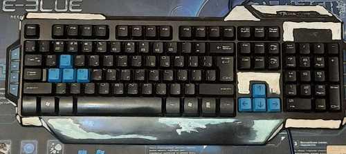 Игровая клавиатура E-Blue Mazer-type X EKM072BKR с