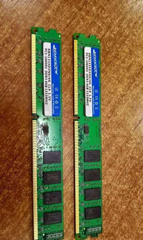 Оперативная память DDR3 kbn1333d3n9/4g kembona