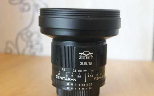 Зенит Зенитар-C 8mm f/3.5 Nikon