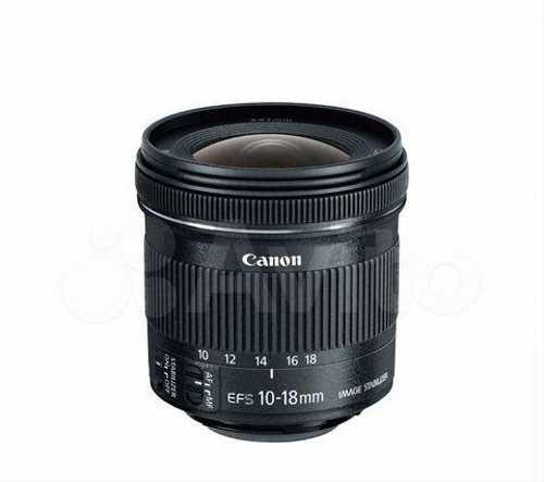 Аренда объектива Canon EF 10-18mm stm