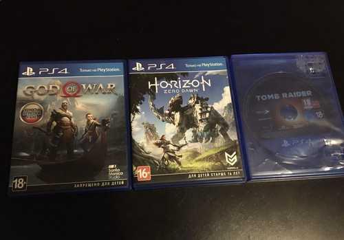 Игра для PS4 (God of war, Horizon, Shadow of the T