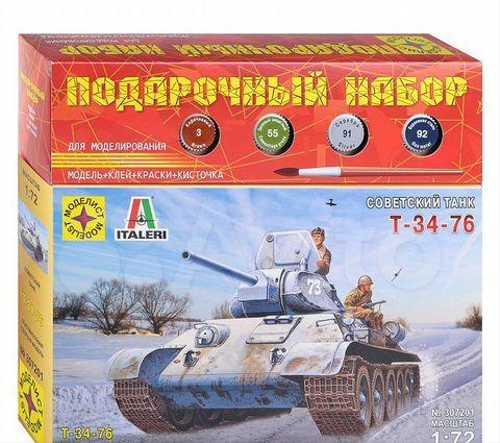 Сборная модель Моделист Советский танк Т-34-76 (1:72) (пн307201)