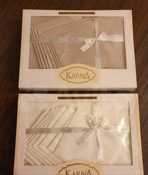 Комплект (скатерть+ салфетки) Karna