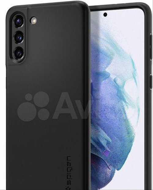 Чехол Spigen Thin Fit (ACS02382) для Samsung Galaxy S21 Plus (Black)