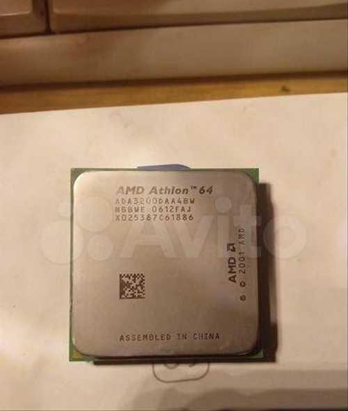 AMD athlon-64 3200+ 2.0 Mhz 1 ядро
