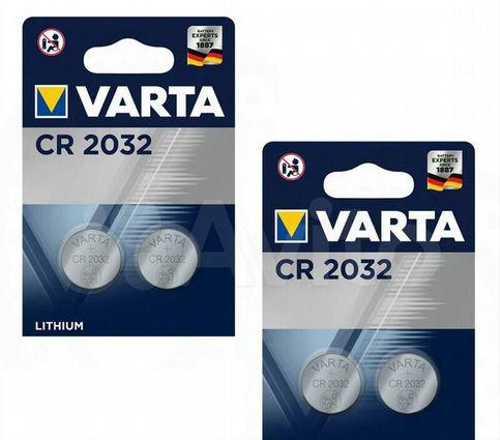 Набор из 4-х батареек литиевых varta Professional Electronics CR2032