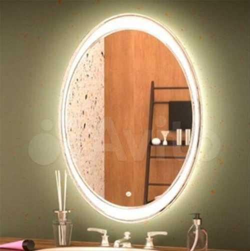 Зеркало с LED подсветкой в ванную Emmy Флокс 50